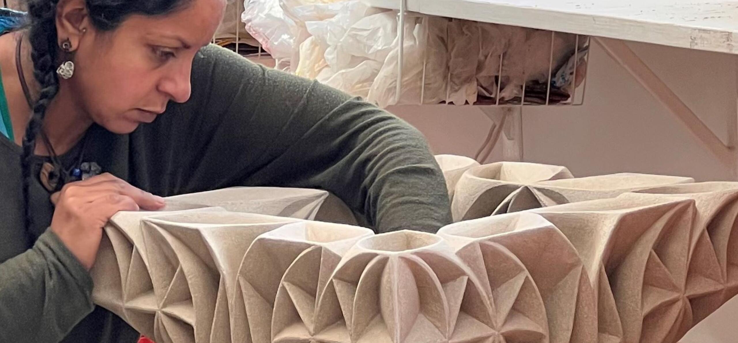 Sculpting a response to the Abbey Stones: presentation by artist Halima ...