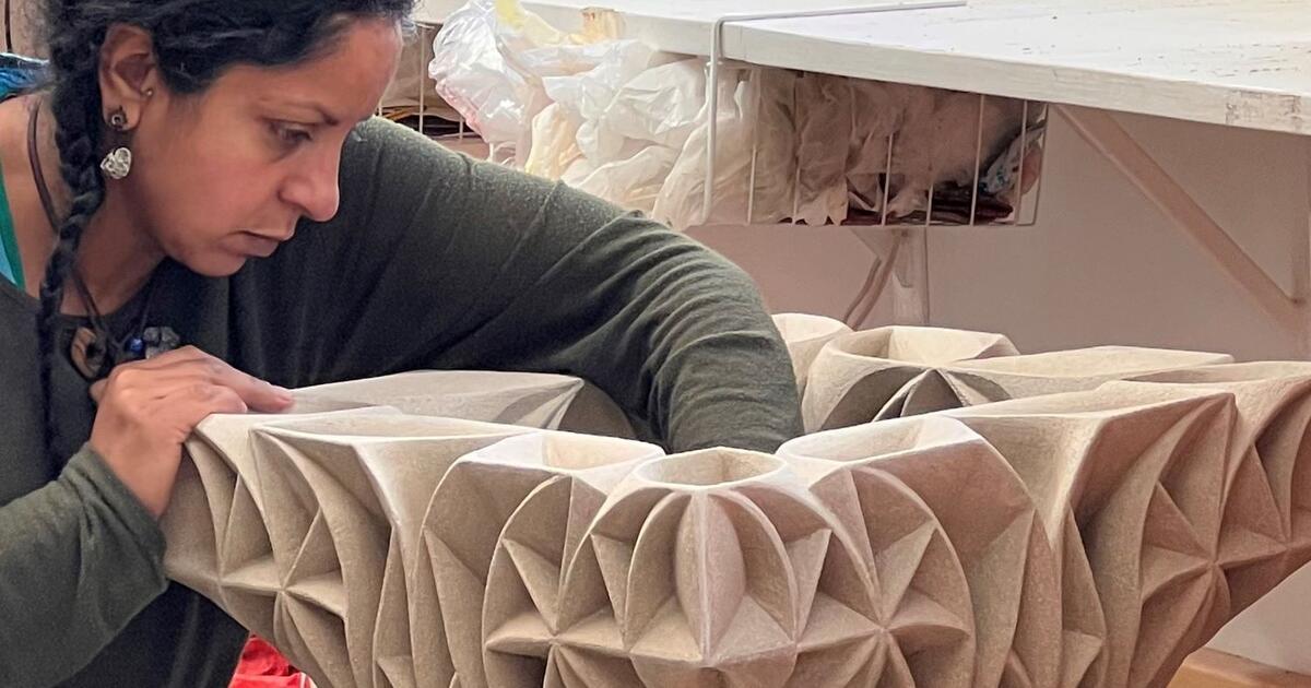 Sculpting a response to the Abbey Stones: presentation by artist Halima ...