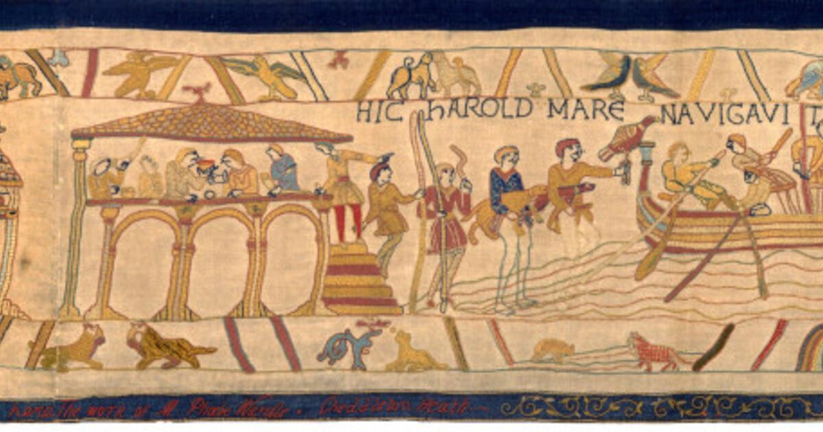Harold arrives at Bosham, then sets sail | Reading Museum